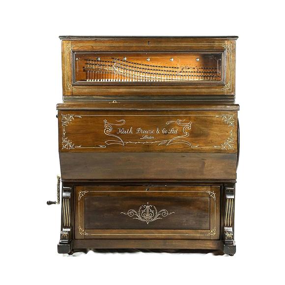 1895 Coin-Op 10 Melody Barrel Piano_1895 Coin-Op 10 Melody Barrel Piano ...